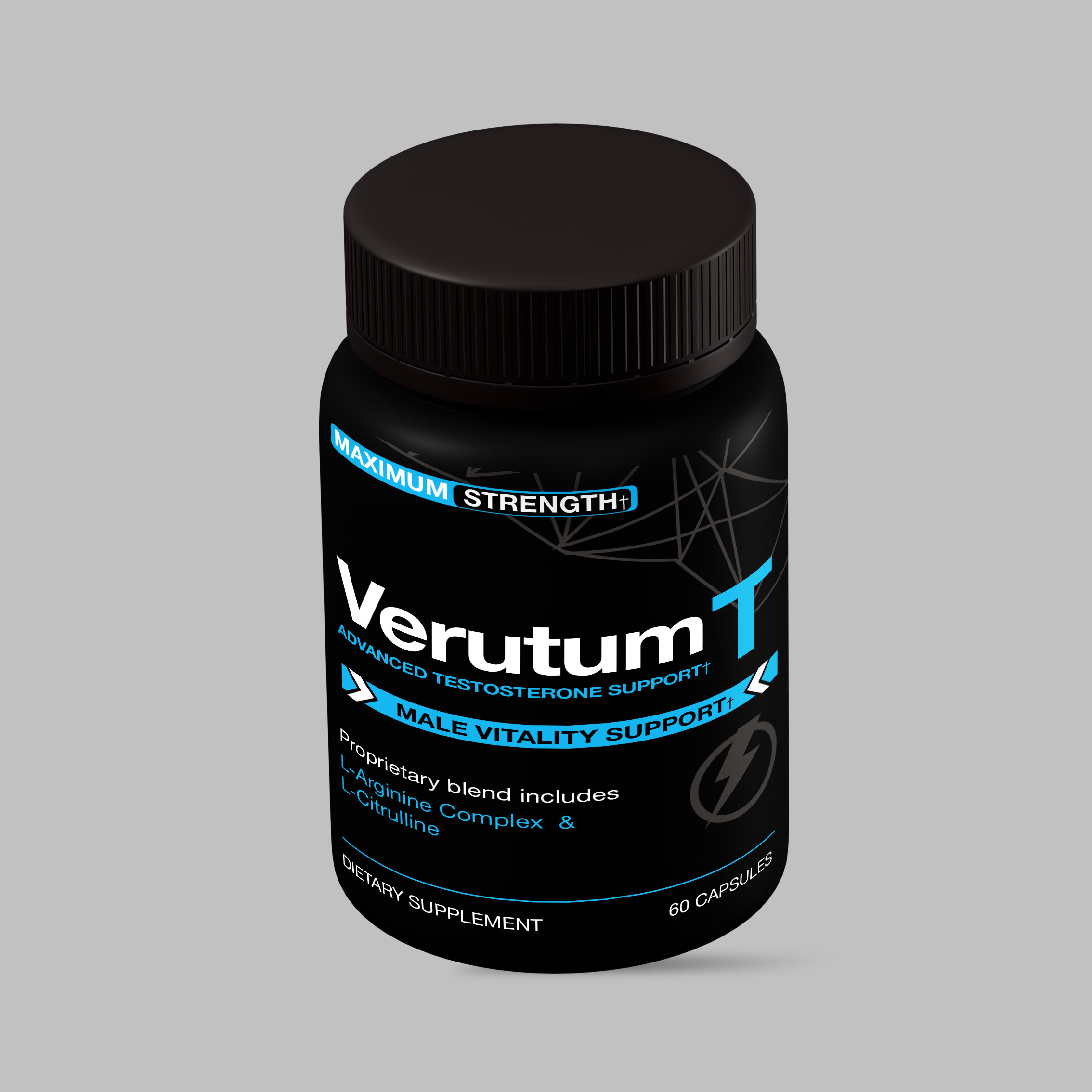 Verutum T Test Enhancement Formula, 60 Capsules, 1 Months Supply ...