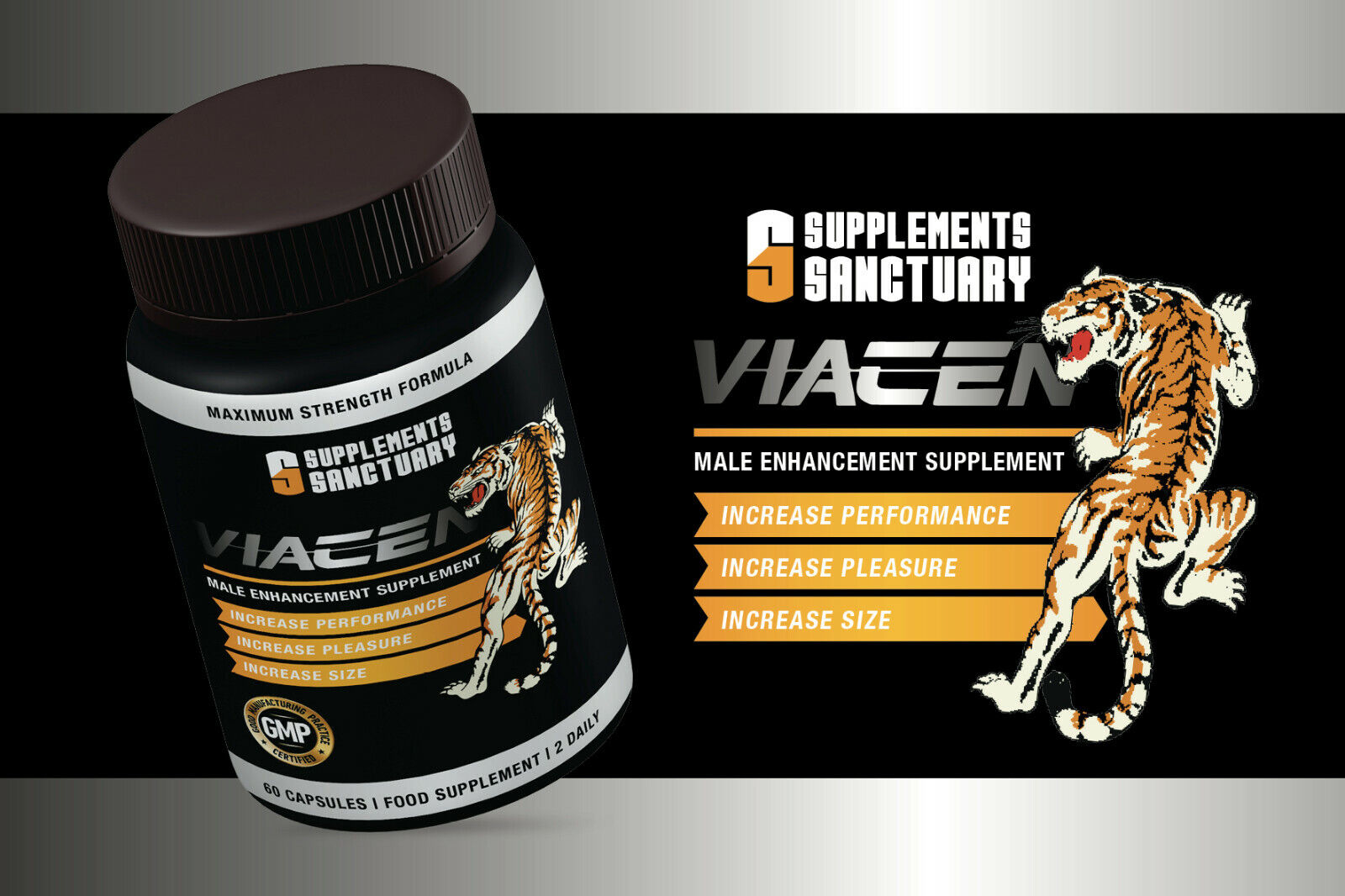 Viacen: Boost Libido and Enhance Performance with 60 Capsules ...